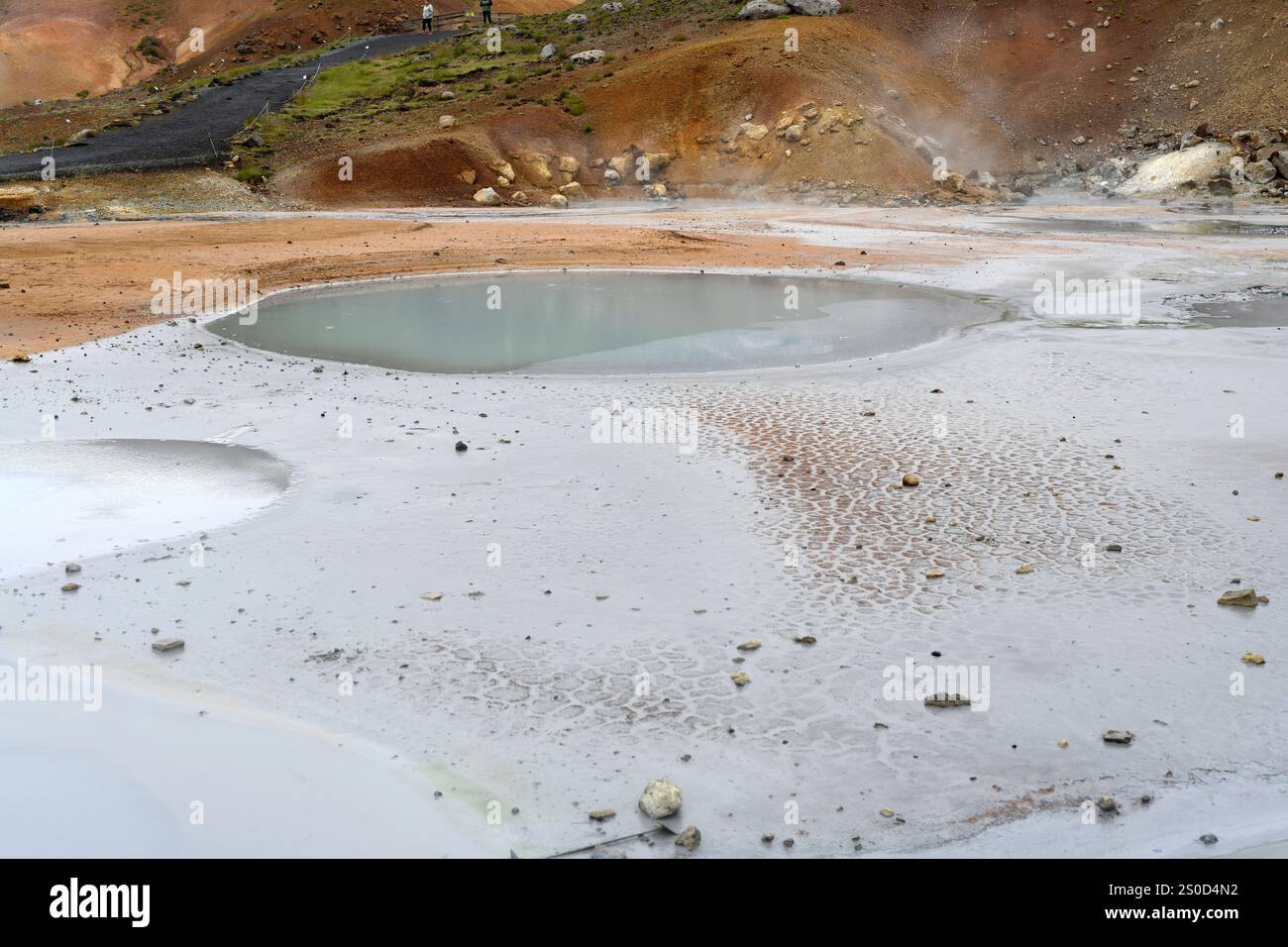 Krysuvik (Seltún), geothermal area. Reykjanes peninsula, Iceland Stock ...