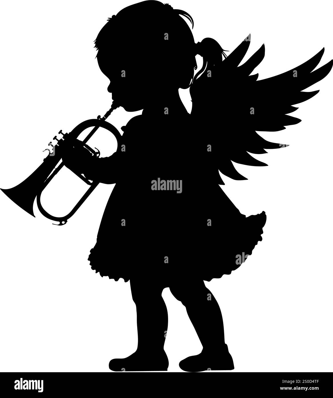 Angel trumpet Cut Out Stock Images & Pictures - Alamy