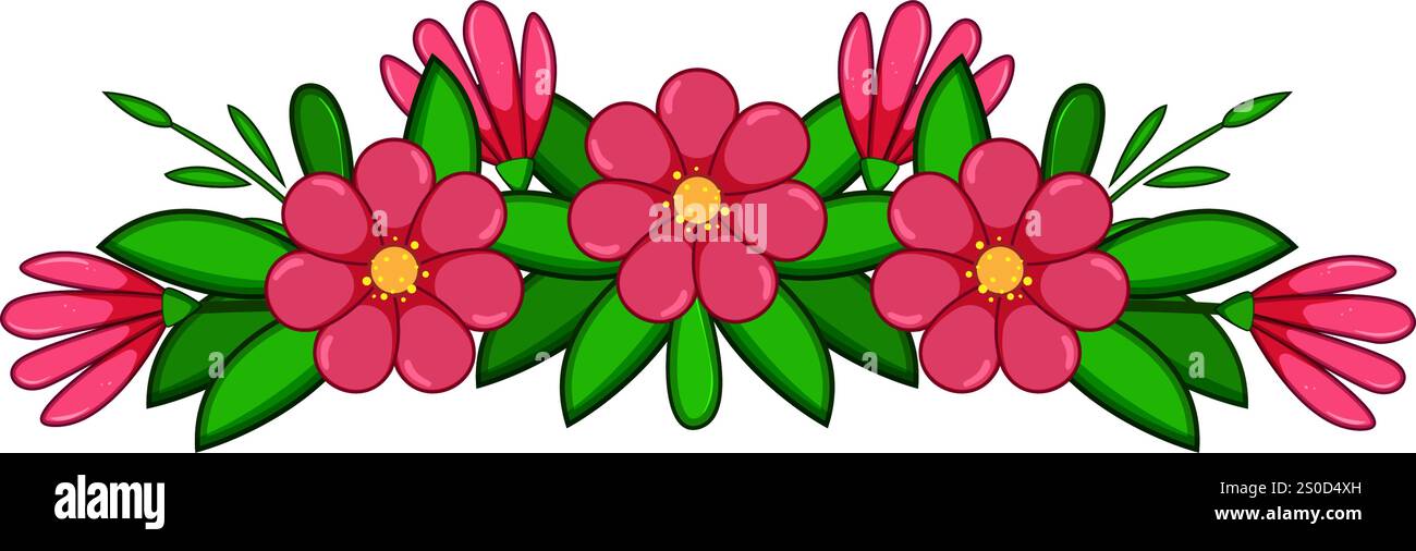 fashion flower crown cartoon. garden handmade, romantic whimsical ...