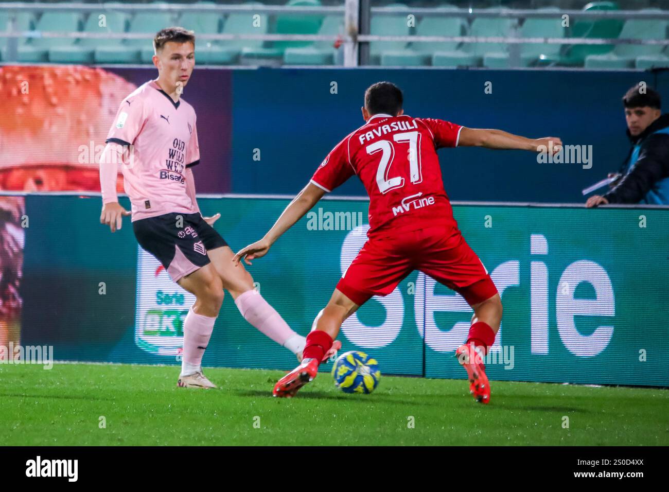 Kristoffer Hansen Lund in the match against Bari.during football match ...