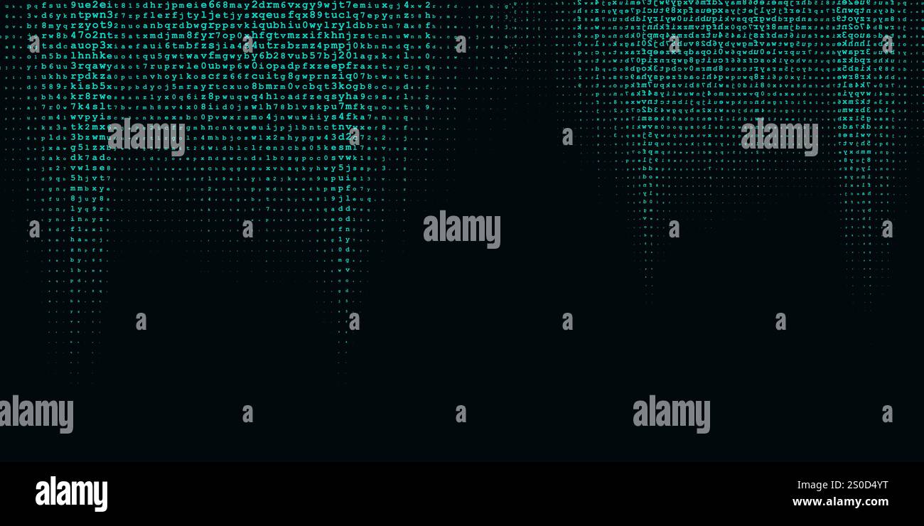 Abstract banner with a binary code style design Stock Vector Image ...