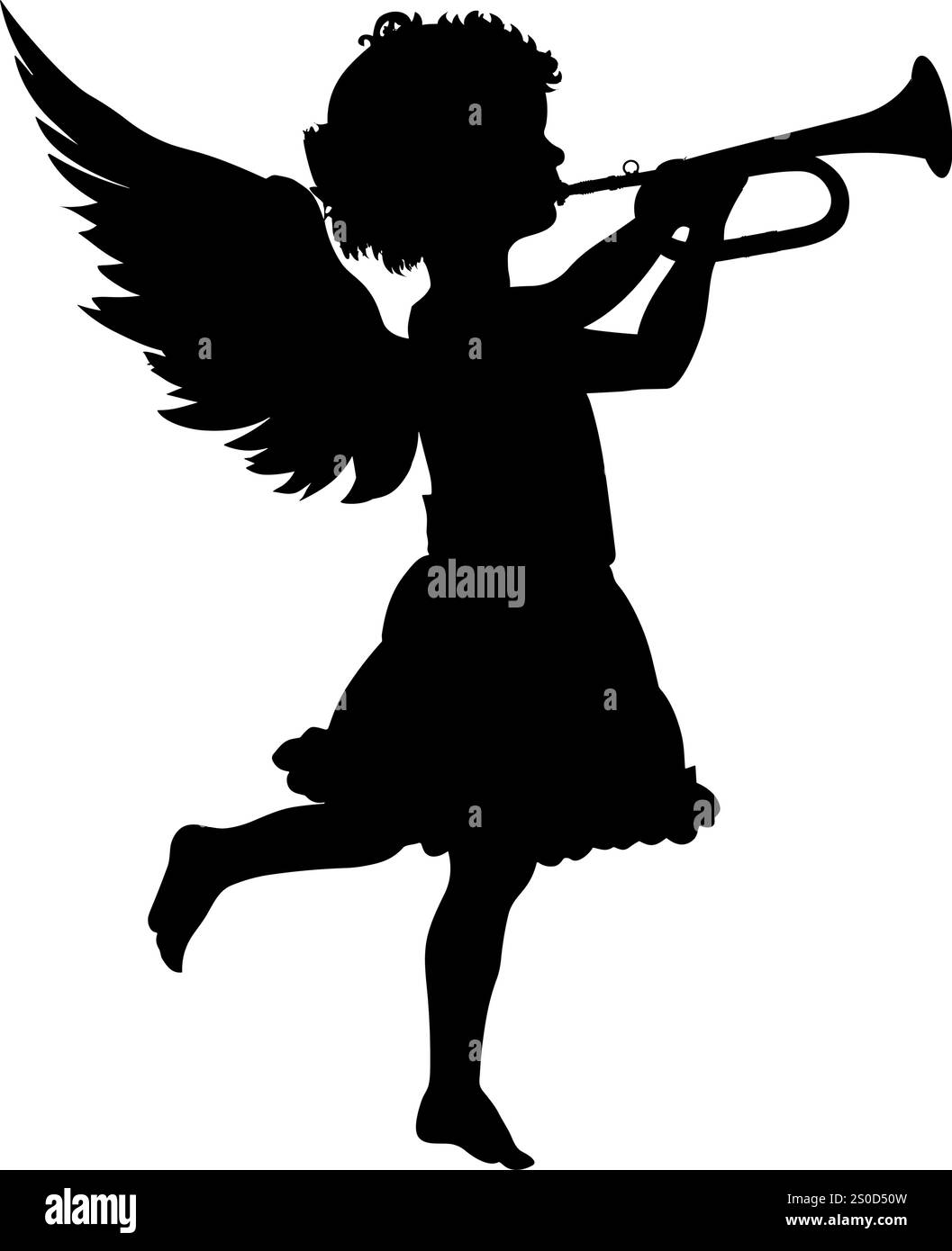 Angel trumpet Cut Out Stock Images & Pictures - Alamy