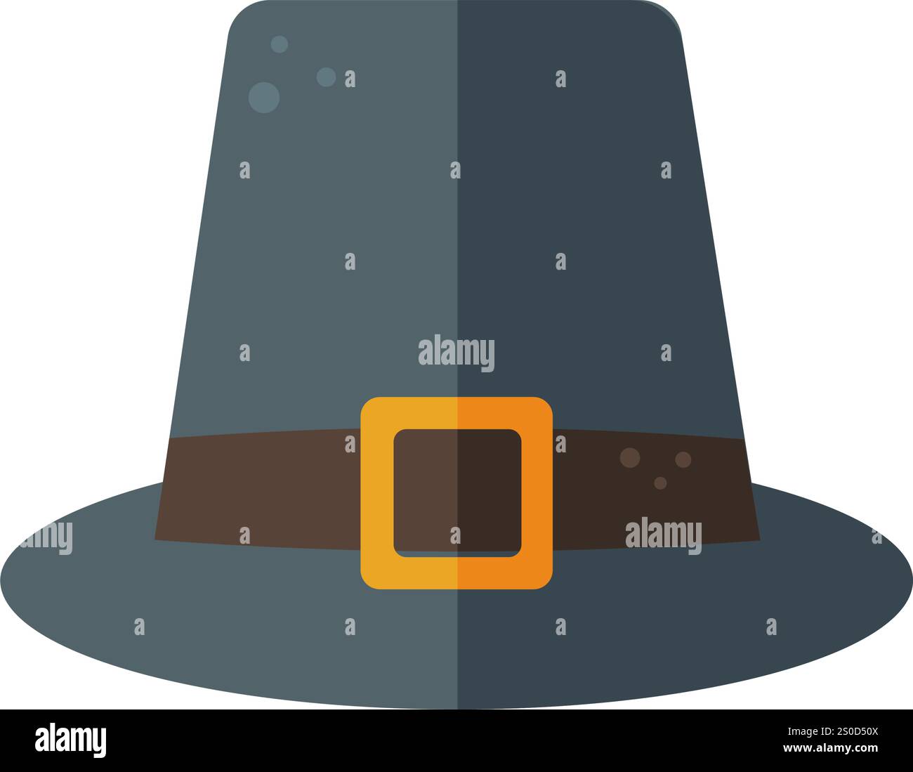 Pilgrim hat thanksgiving symbol Stock Vector Image & Art - Alamy