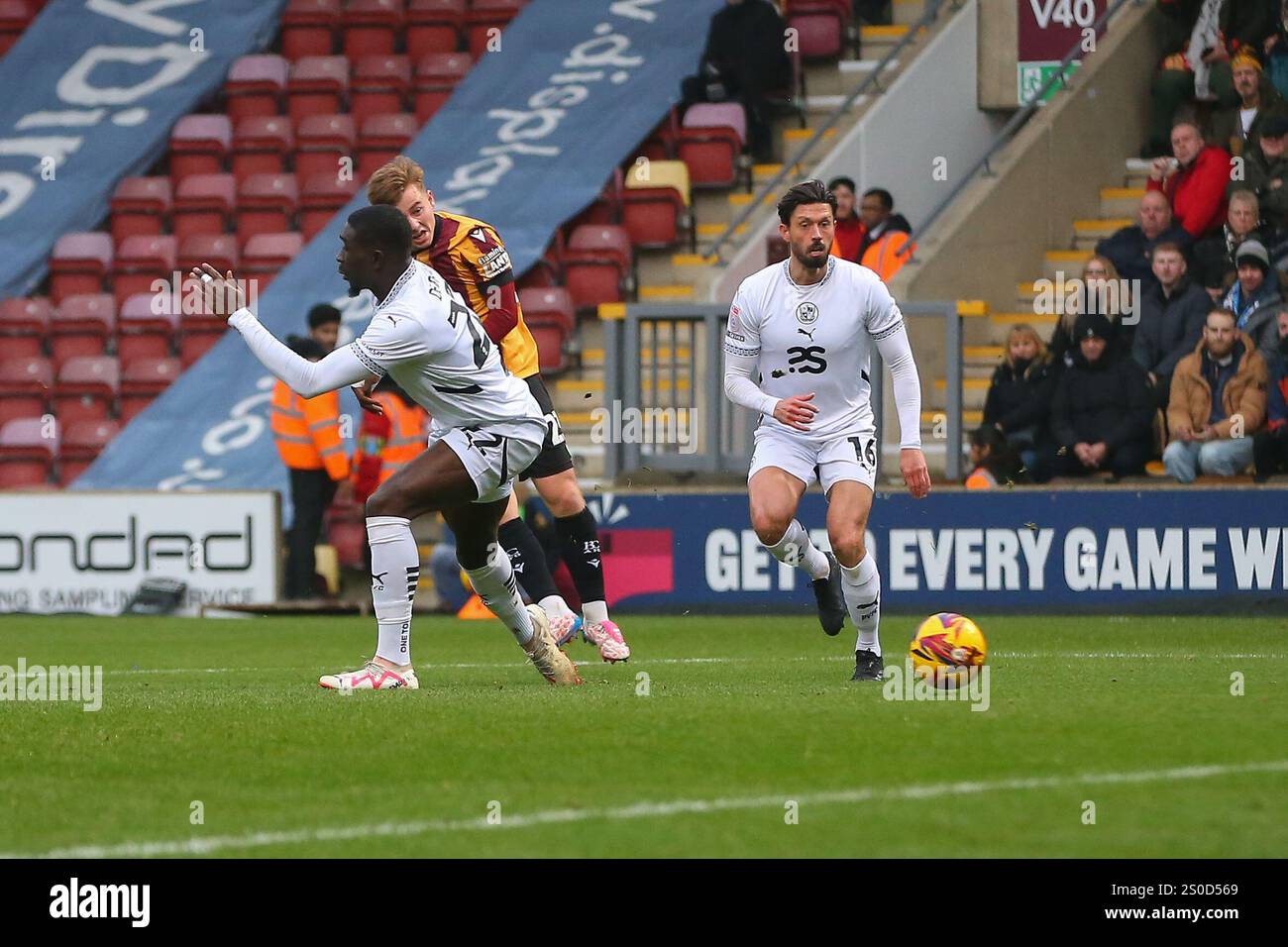 The University of Bradford Stadium, Bradford, England - 26th December ...