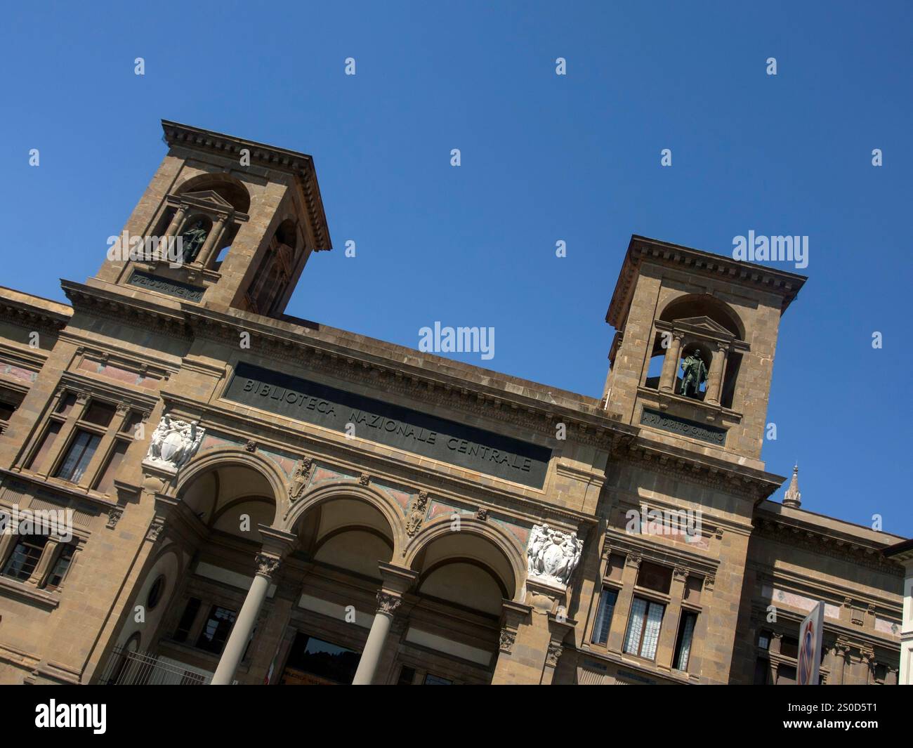 FLORENCE, ITALY - AUGUST 04, 2015: Exterior view of the National ...