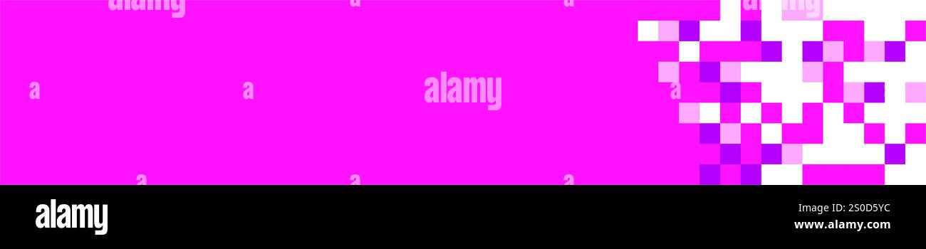 graphic pixel banner cartoon. digital display, web ad, creative visual ...