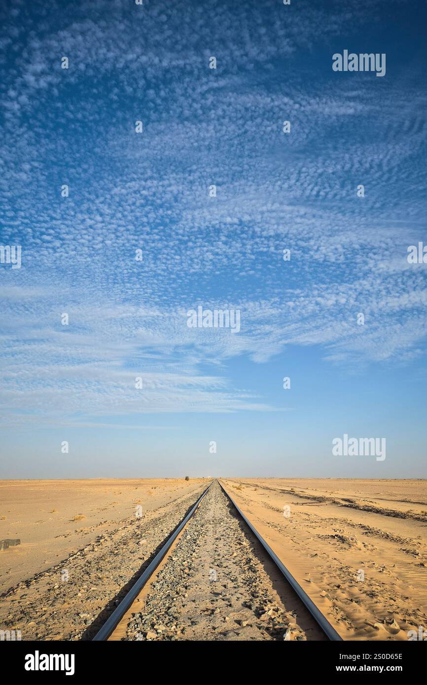 Mauritania, the longest train in the world transporting iron dust from ...