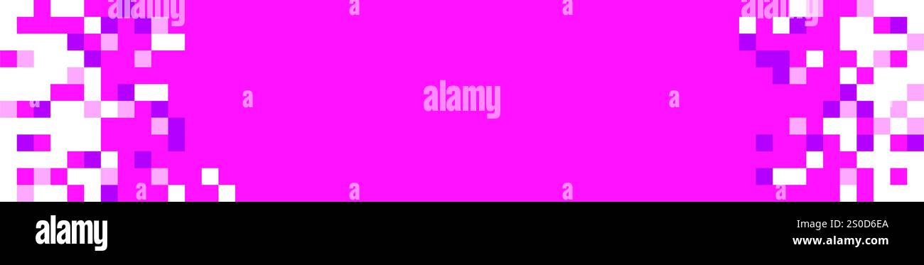 creative pixel banner cartoon. visual branding, colorful vibrant ...