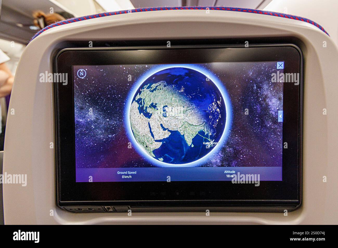 Flight route map hi-res stock photography and images - Alamy