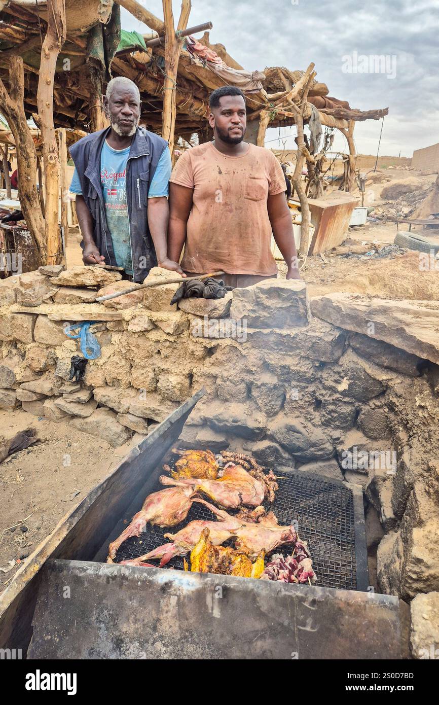 Mauritania, Atar, goat market Stock Photo - Alamy