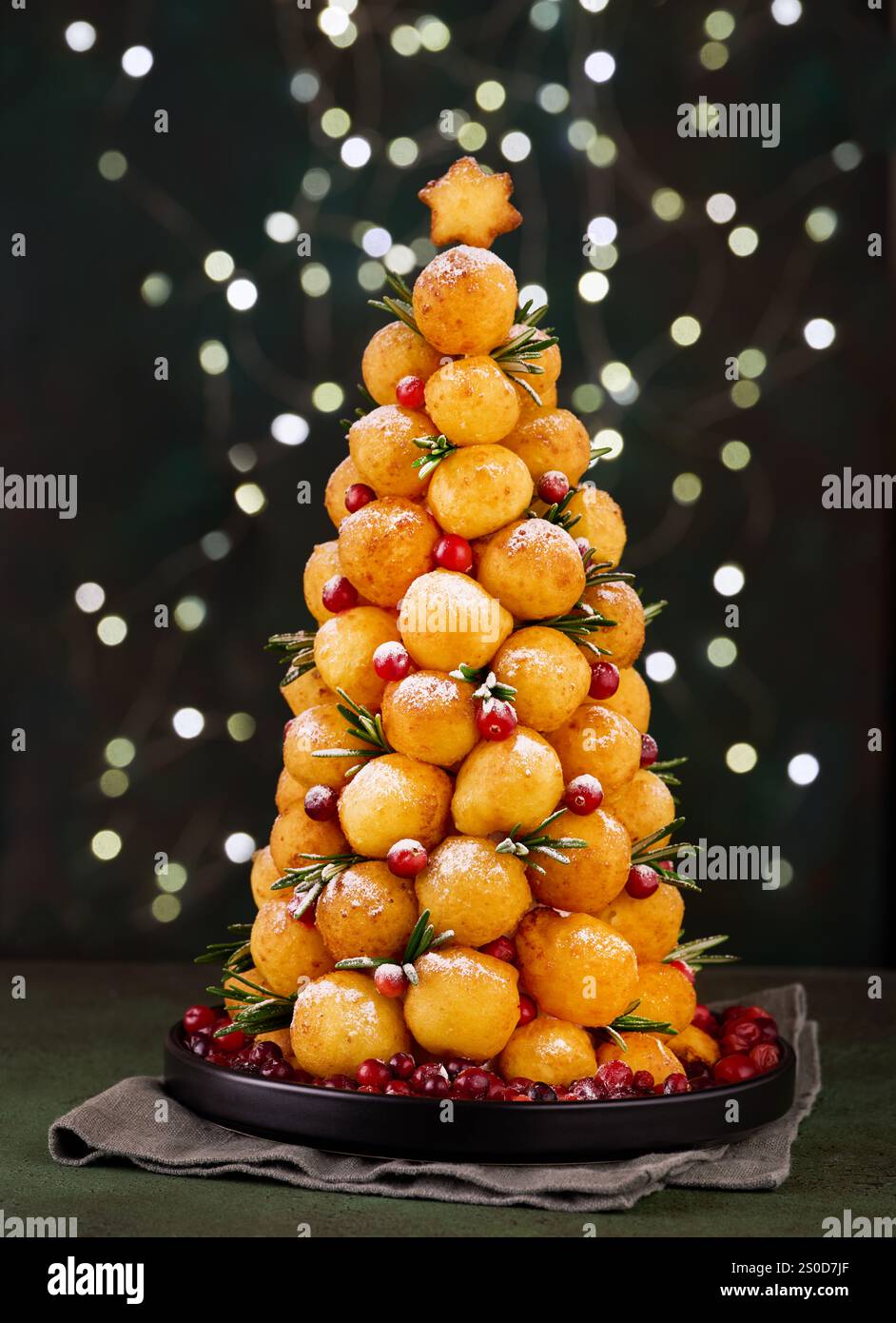 Christmas desserts donuts recipe. Cottage cheese round donuts in shape ...