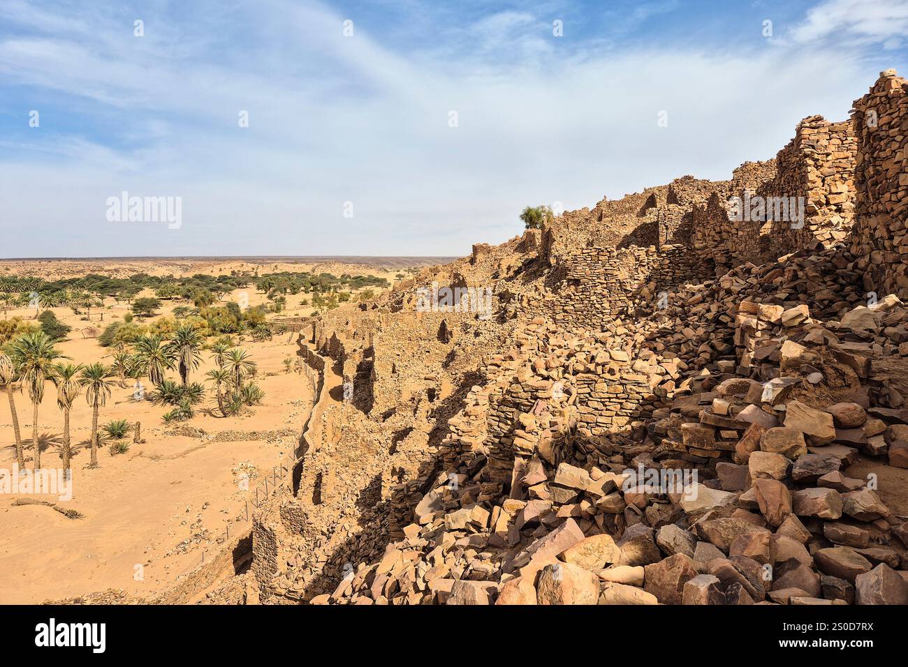 Mauritania, Ouadane, old town Stock Photo - Alamy