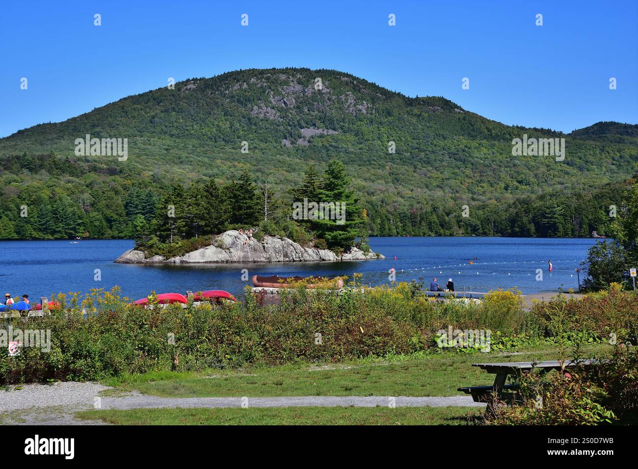 ORFORD, QUEBEC, CANADA – AUGUST 30, 2024 -SEPAQ Orford national park ...