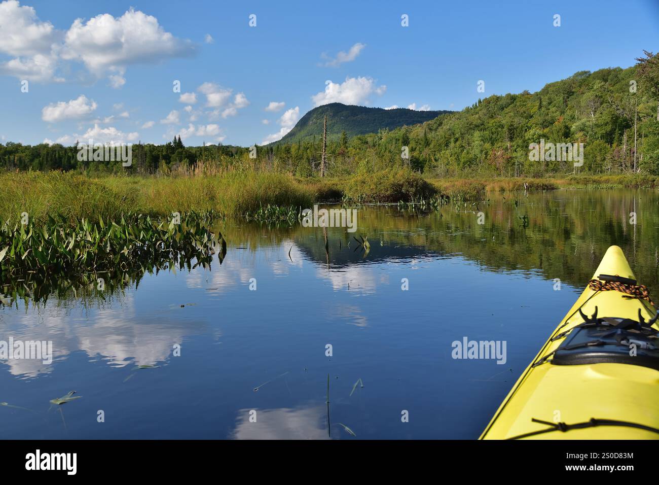 SEPAQ Orford national park kayak exploration of Cherry pond and Chauve ...