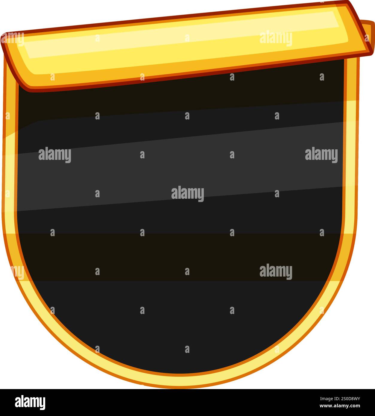 premium sticker golden luxury cartoon. elegant opulent, lavish chic ...