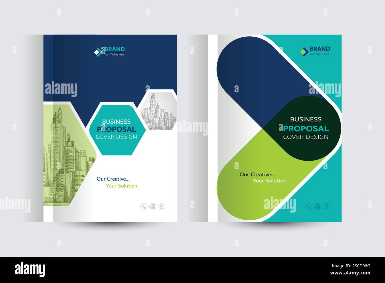Corporate Business Proposal Catalog cover Design Template concept adept ...