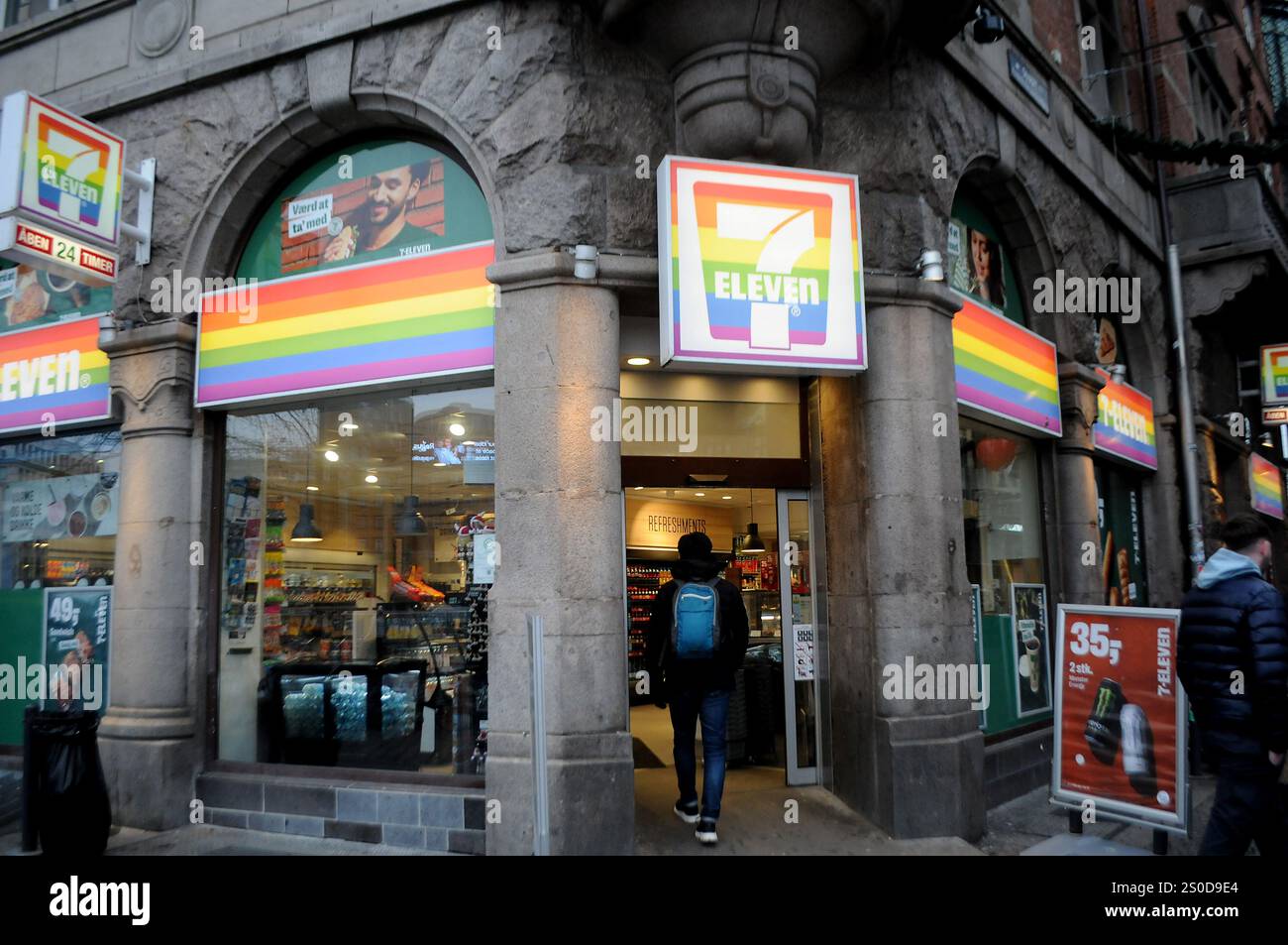 Copenhagen/ Denmark/27 december 2024/7eleven chain all over danish land ...