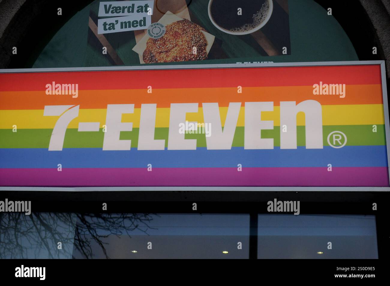Copenhagen/ Denmark/27 december 2024/7eleven chain all over danish land ...