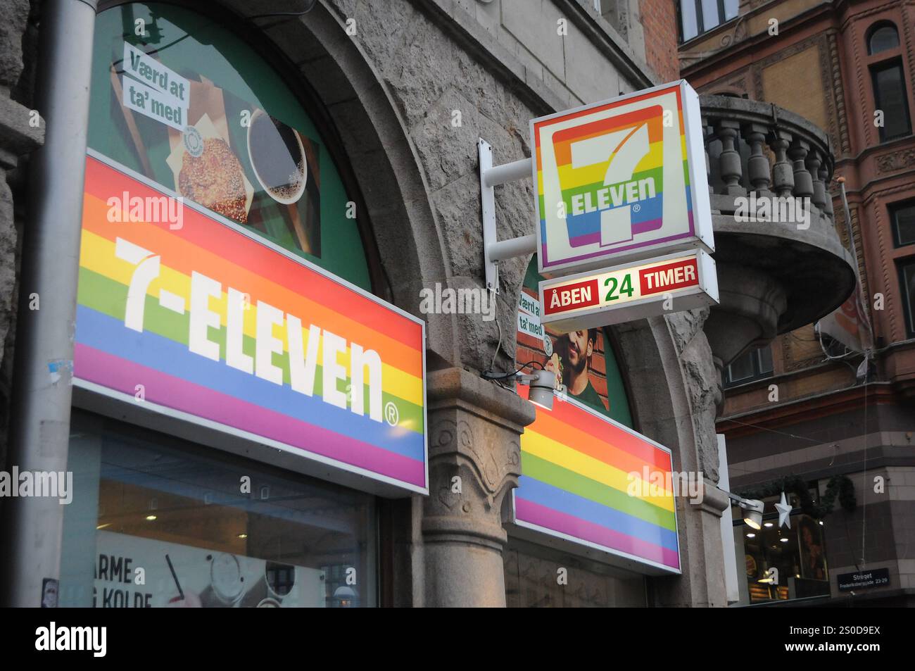 Copenhagen/ Denmark/27 december 2024/7eleven chain all over danish land ...