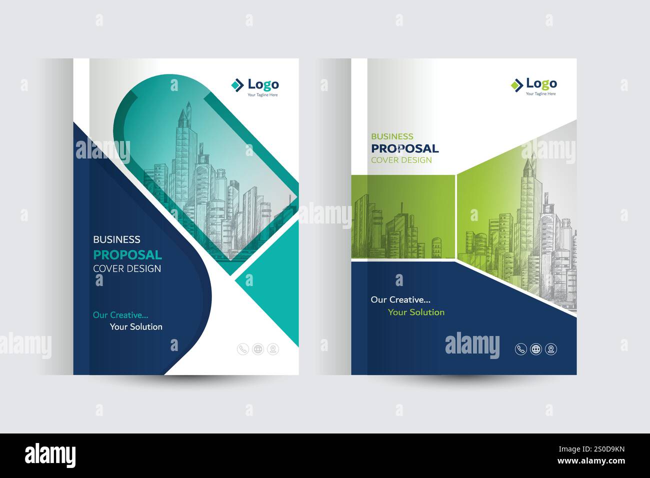 Corporate Business Proposal Catalog cover Design Template concept adept ...