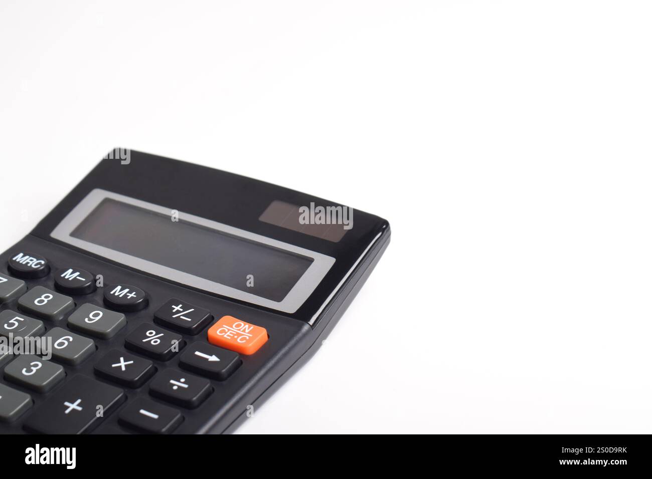 Digital Calculator isolated on white background Stock Photo - Alamy