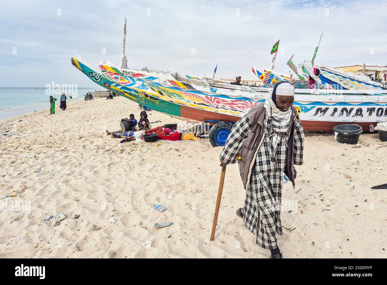 Mauritania, Nouakchott, fish market Stock Photo - Alamy
