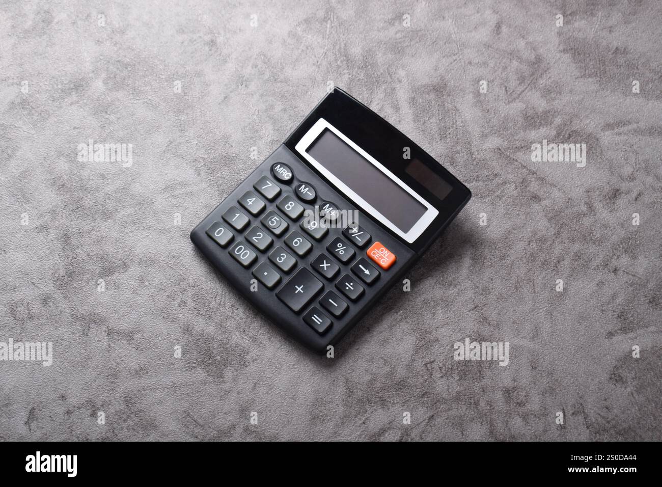 Calculator flat on table hi-res stock photography and images - Alamy
