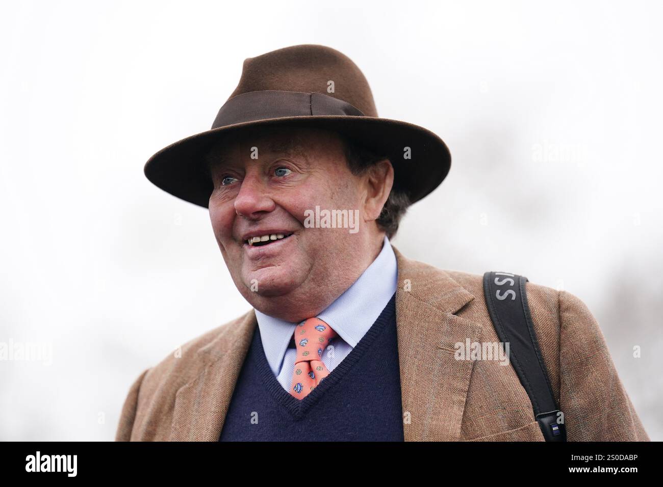Trainer Nicky Henderson on Desert Orchid Chase Day at Kempton Park ...