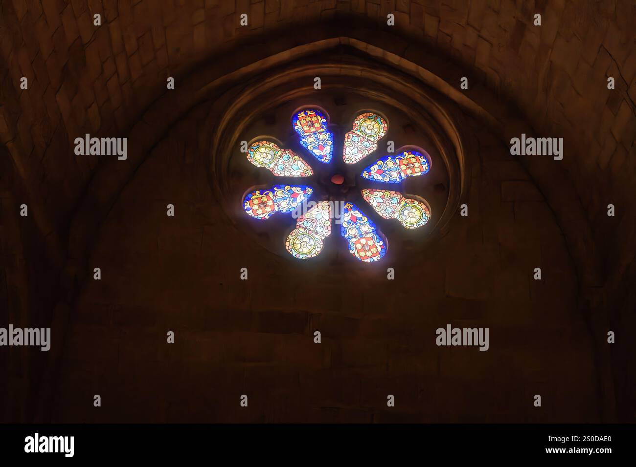 Magnificent Romanesque facade of a historic church, showcasing ...