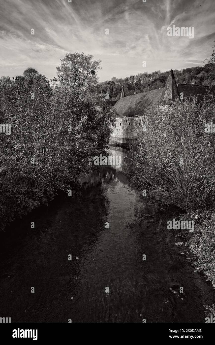 Block at the Spontin Castle in Belgium Stock Photo - Alamy