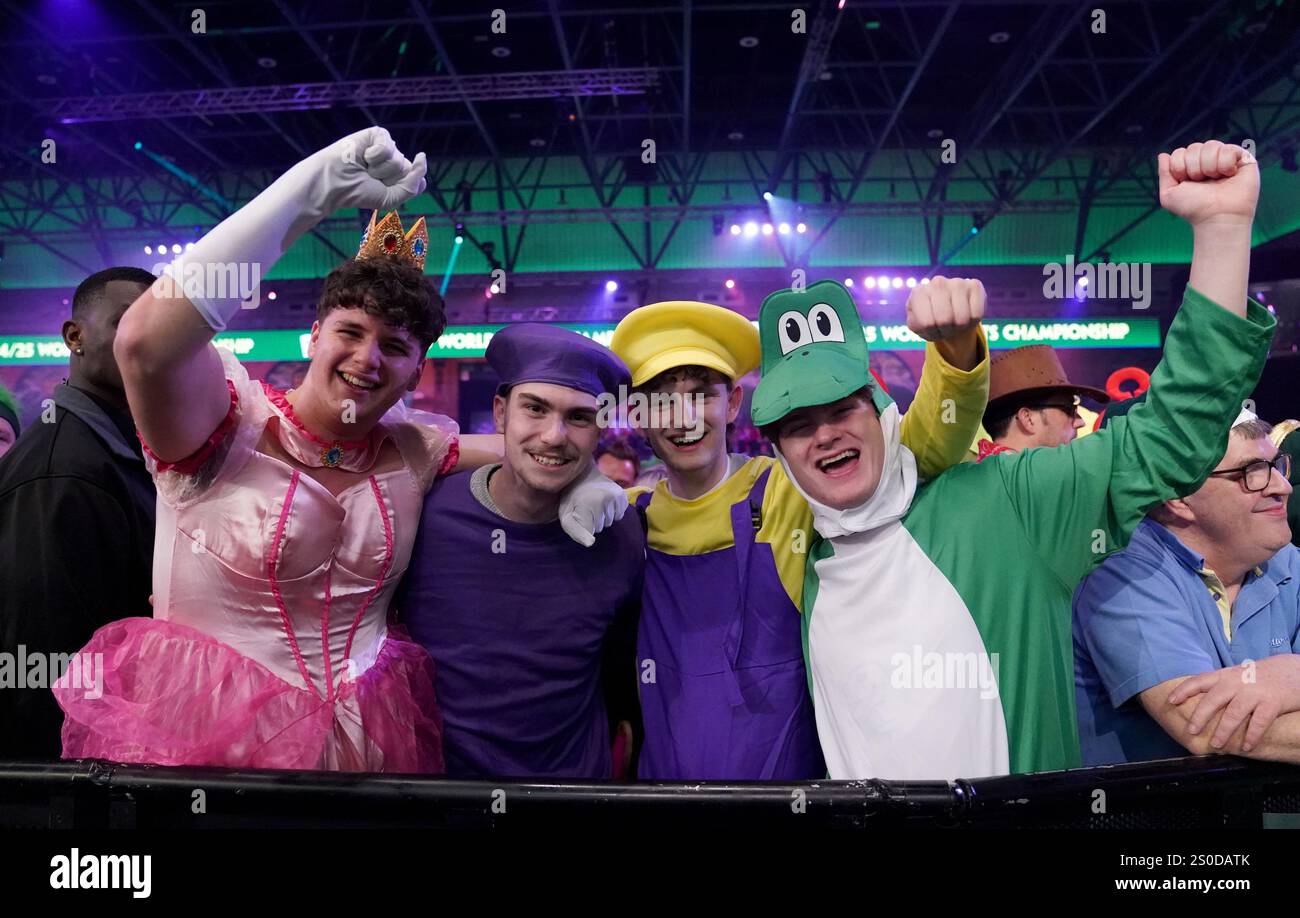 Fans in fancy dress in the crowd during day ten of the Paddy Power ...