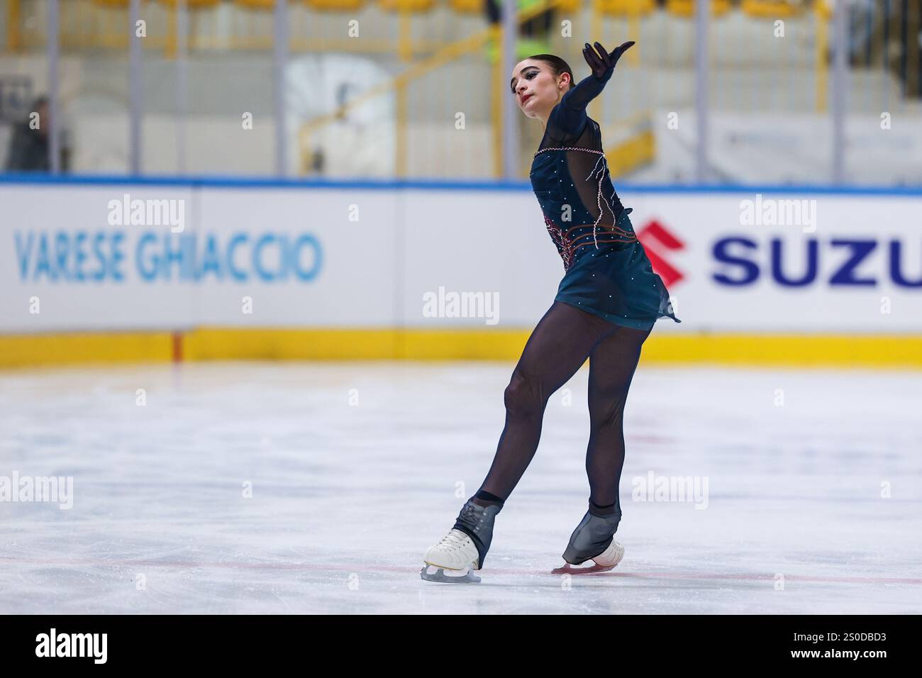 Anna Pezzetta of Italy competes during Women Free Skating Campionati ...