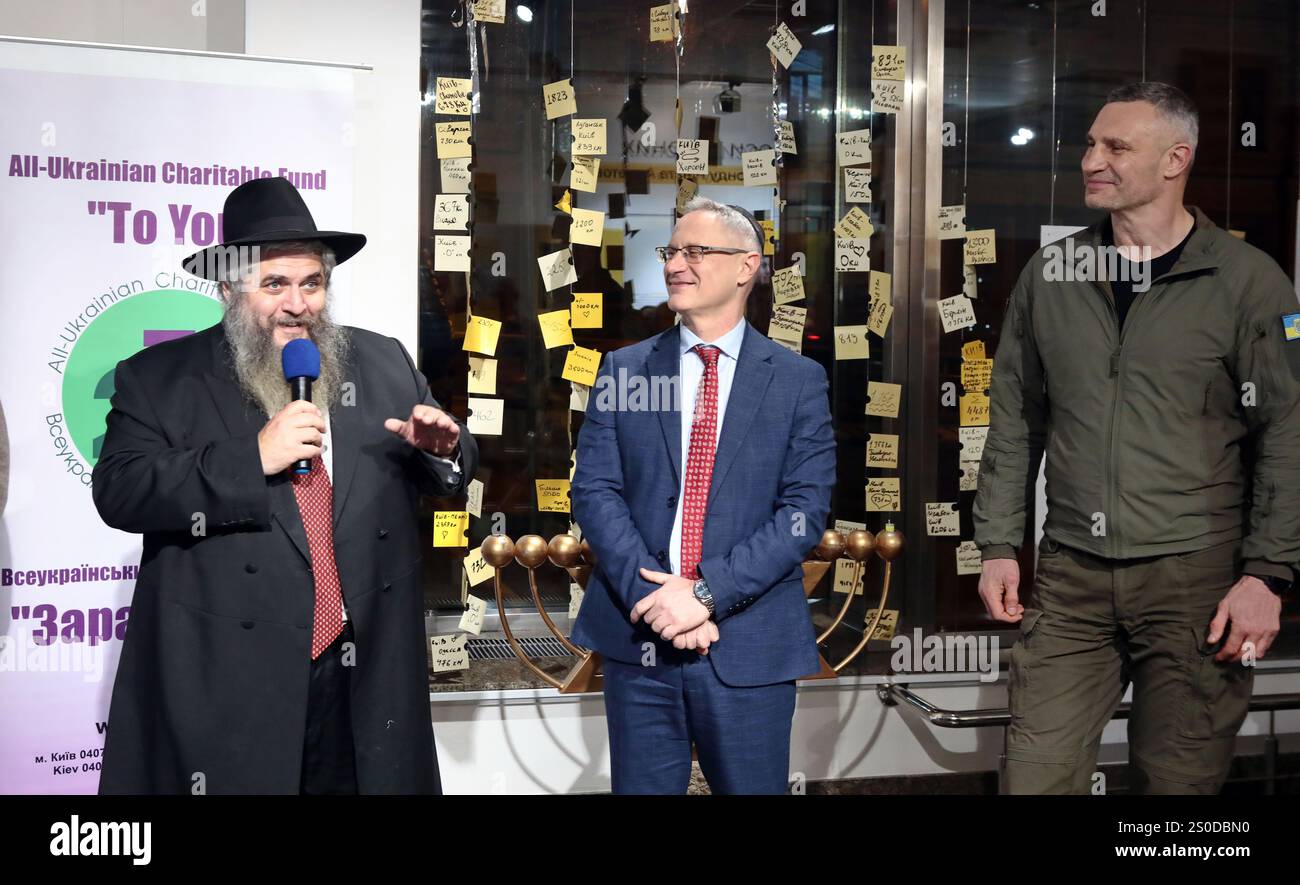 KYIV, UKRAINE - DECEMBER 25, 2024 - Kyiv Mayor Vitali Klitschko ...