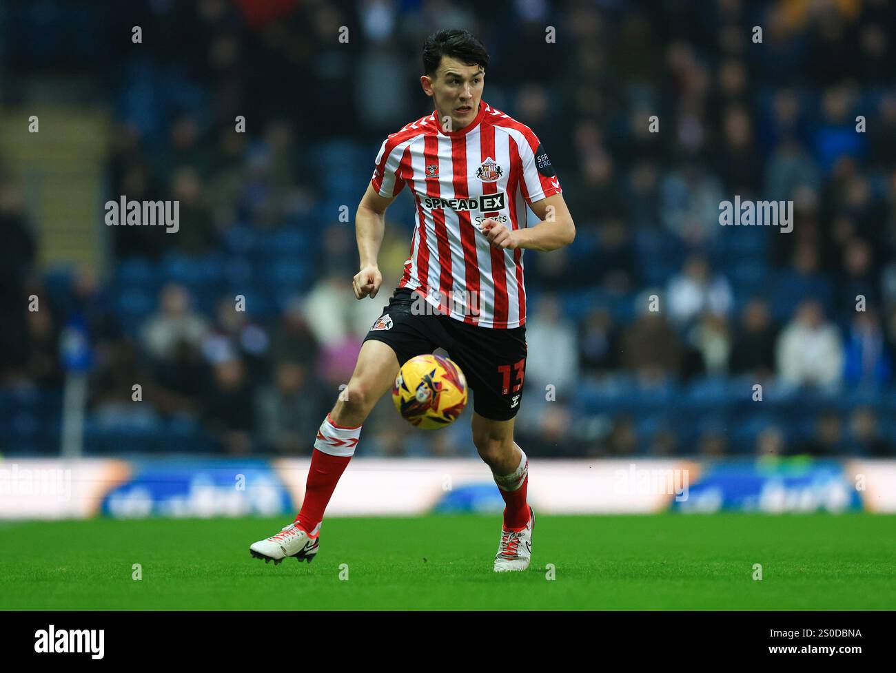 Sunderland's Luke O'Nien runs with the ball during the Sky Bet ...