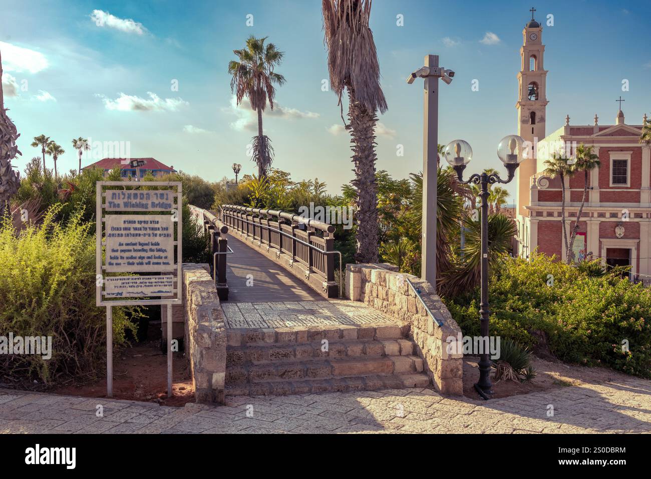 The Wishing Bridge in Jaffa, Israel Oct. 17, 2024; A Symbol of Hope and ...