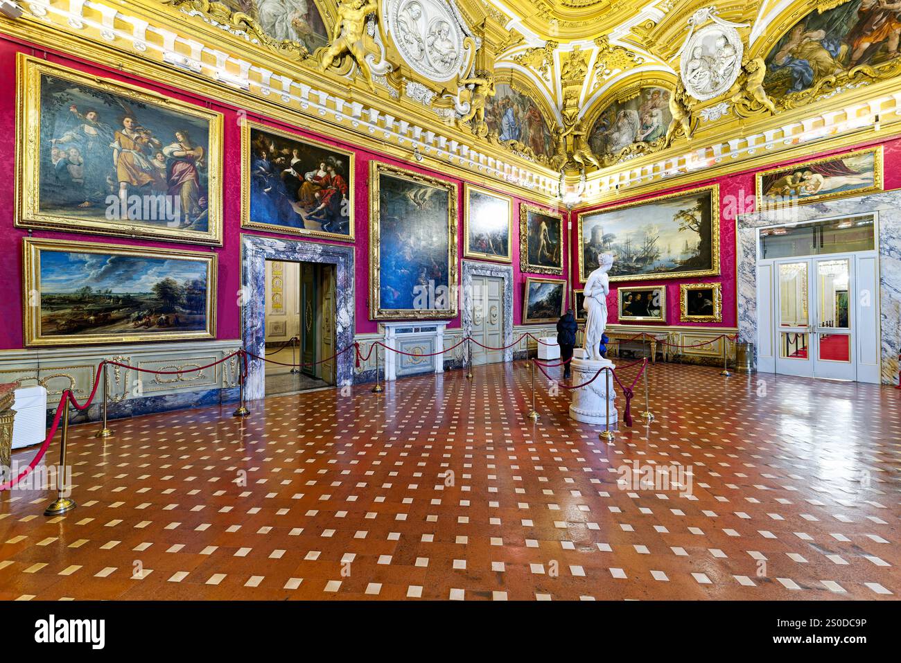 Florence Tuscany Italy. Palazzo Pitti (Pitti Palace) Museum. Palatine ...
