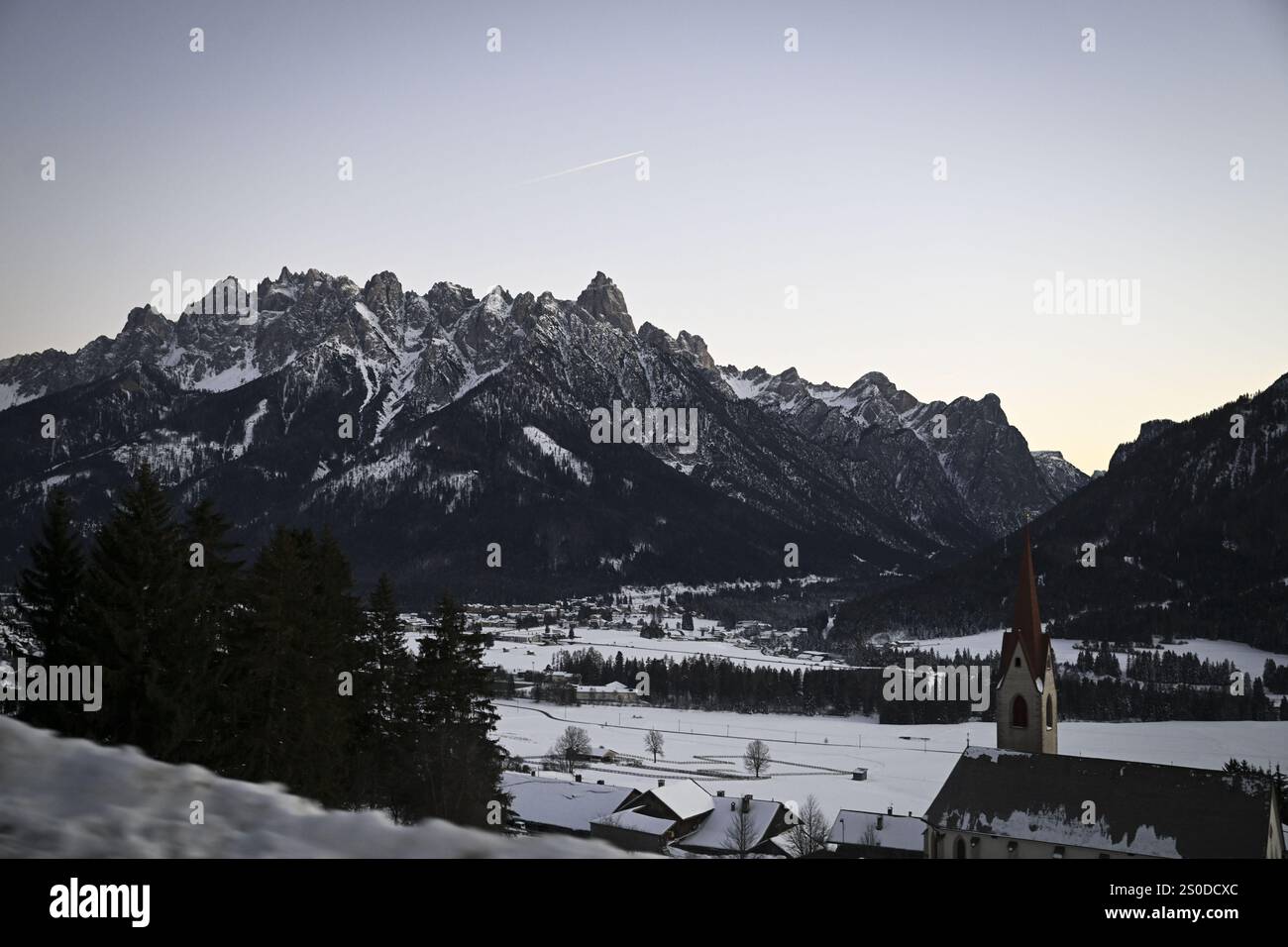 The mountains in Toblach, Italy on 27th December, 2024. (Photo by EMMI ...