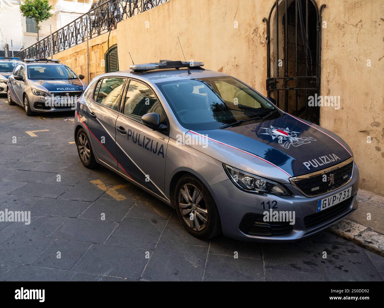 Malta police cars Stock Photo - Alamy