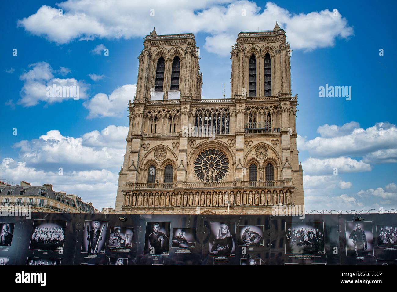 Cathedrale Notre-Dame de Paris just before its restoration completion ...