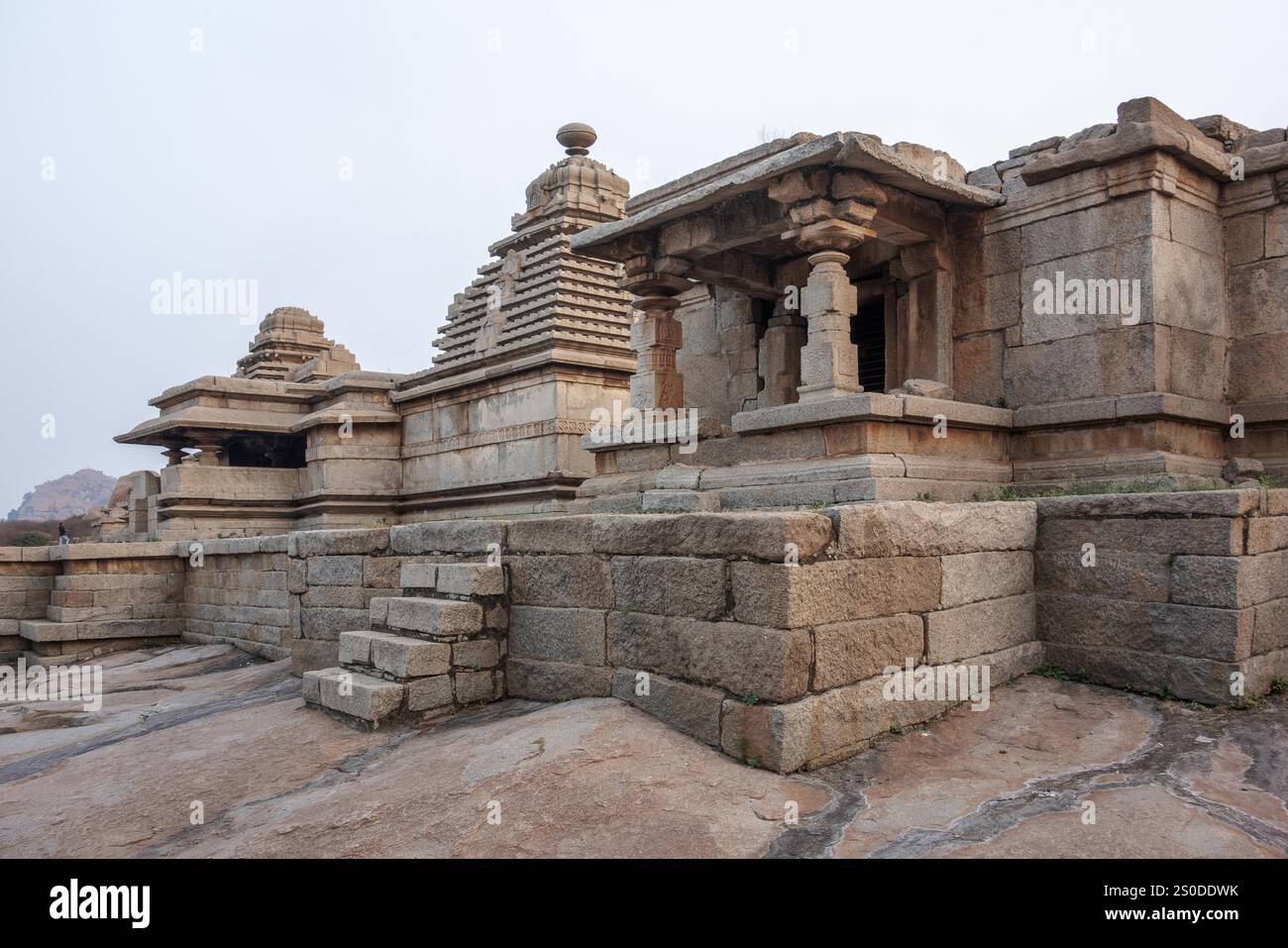 Hemakuta Hill Temple Complex in Hampi. India Stock Photo - Alamy