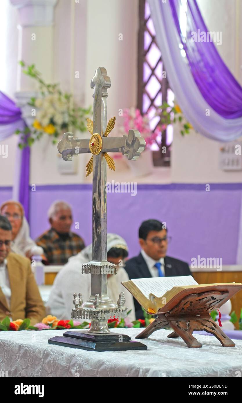 Beawar, Rajasthan, India, December, 25, 2024: Christian worshippers ...