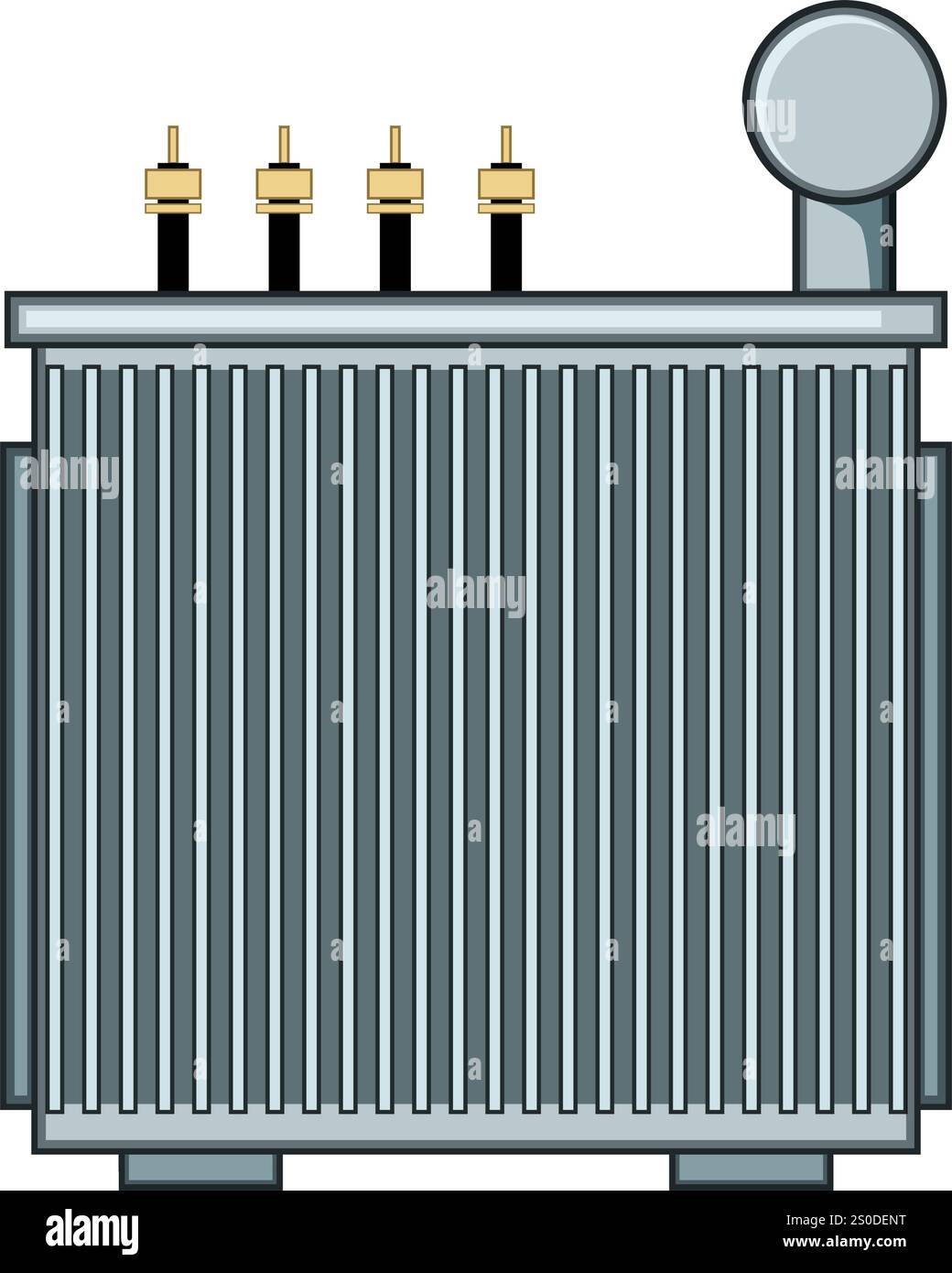 frequency electrical transformer cartoon. impedance load, tap cooling ...
