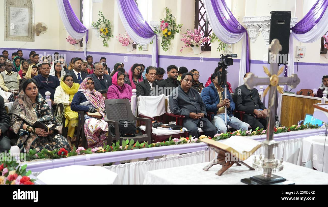 Beawar, Rajasthan, India, December, 25, 2024: Christian worshippers ...