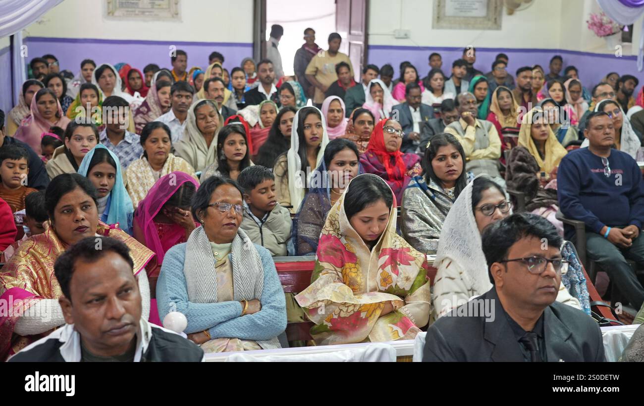 Beawar, Rajasthan, India, December, 25, 2024: Christian worshippers ...