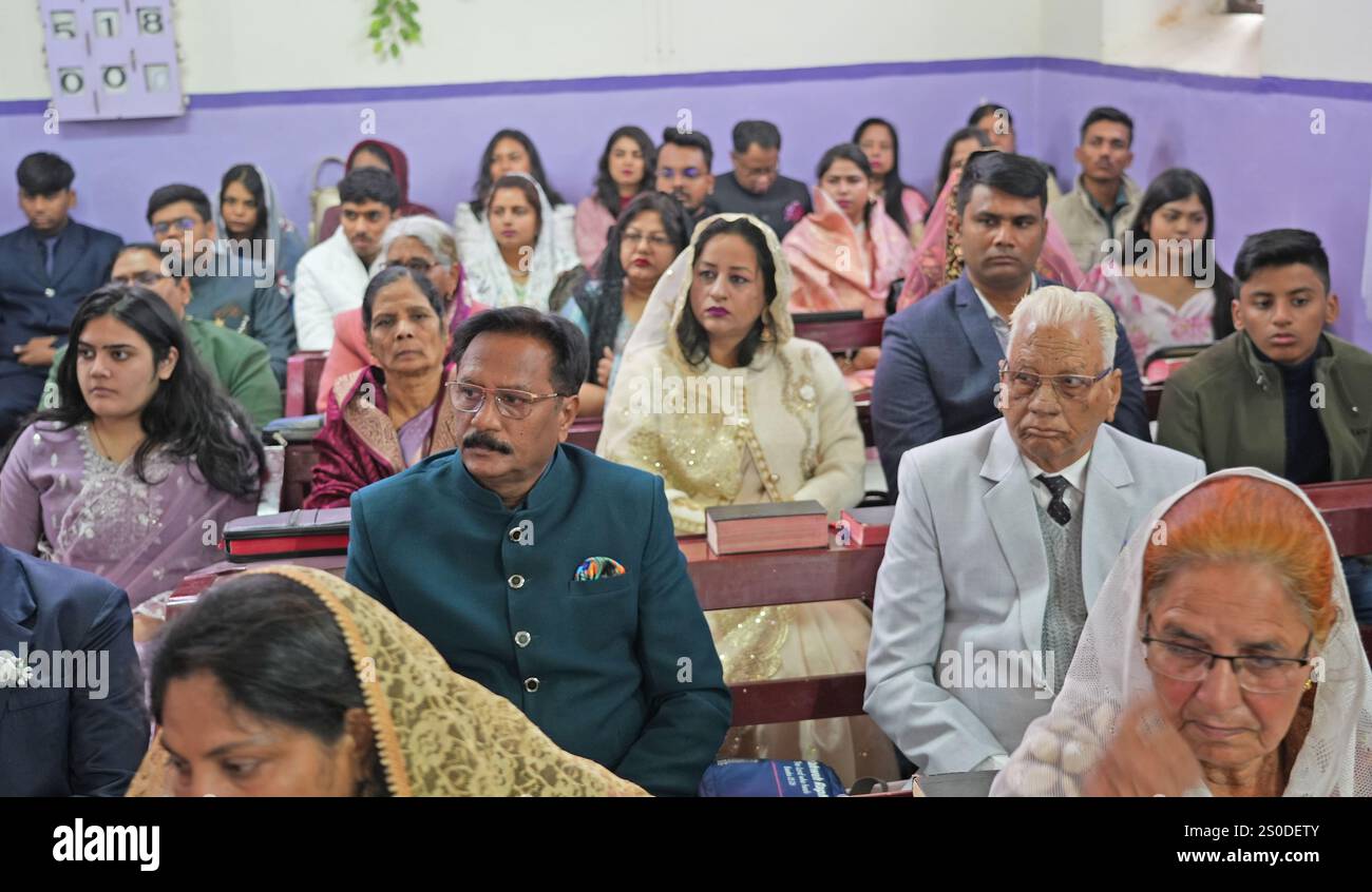 Beawar, Rajasthan, India, December, 25, 2024: Christian worshippers ...