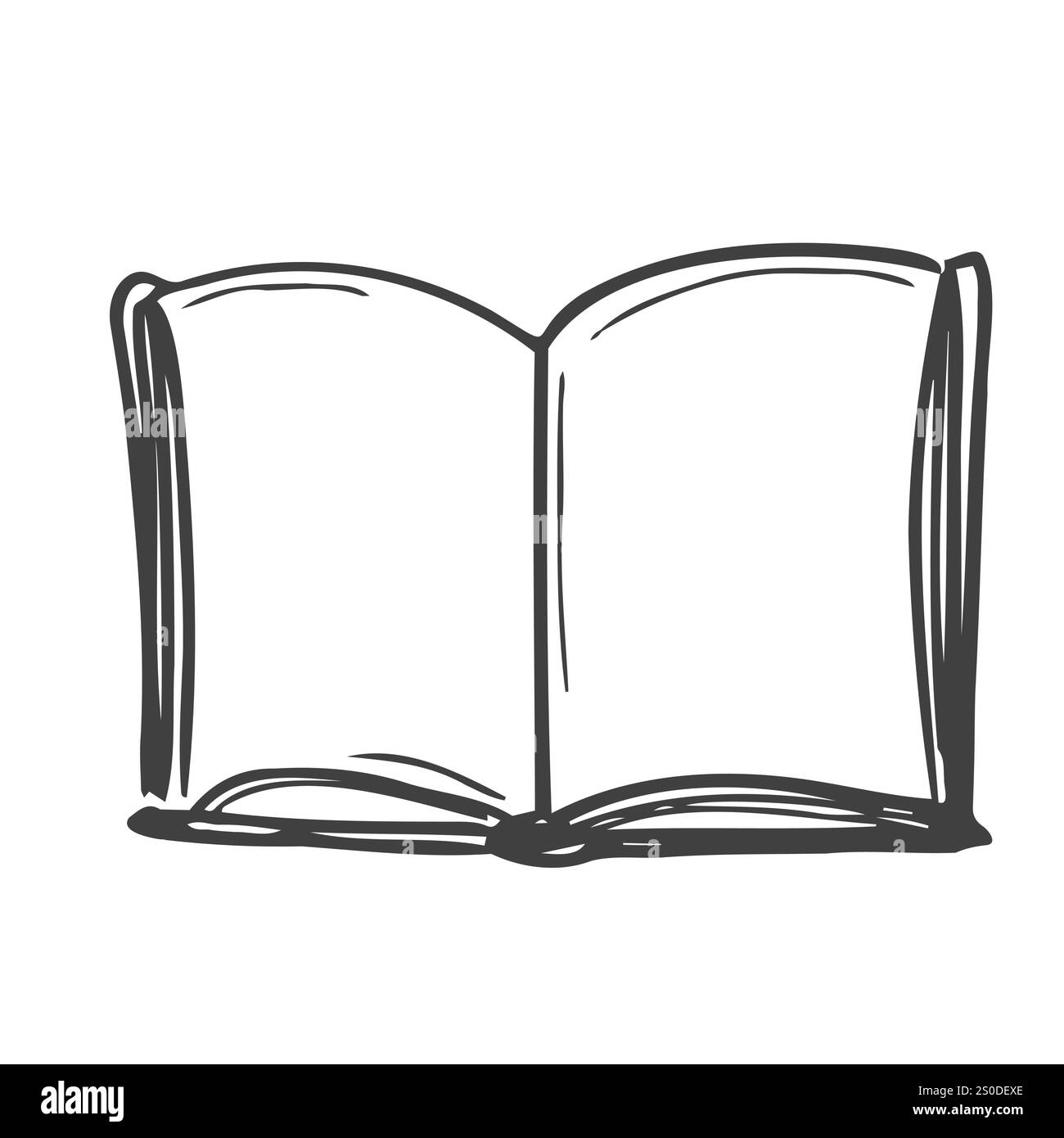 Opened book icon in Stock Vector Images - Alamy