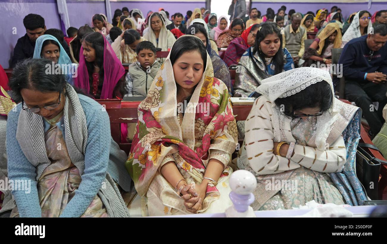 Beawar, Rajasthan, India, December, 25, 2024: Christian worshippers ...