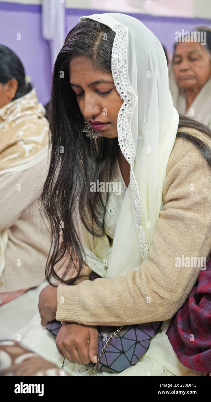 Beawar, Rajasthan, India, December, 25, 2024: Christian worshippers ...