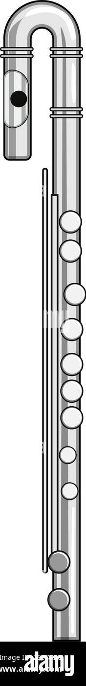 keys flute cartoon. holes embouchure, fingering classical, jazz ...