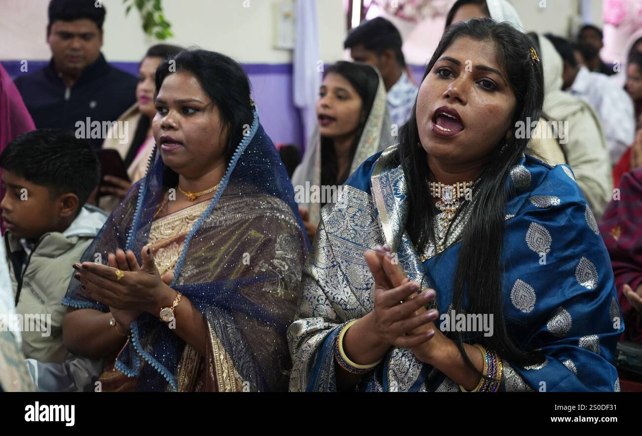 Beawar, Rajasthan, India, December, 25, 2024: Christian worshippers ...